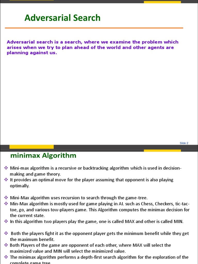 MIniMax Algorithm | PDF | Applied Mathematics | Cybernetics