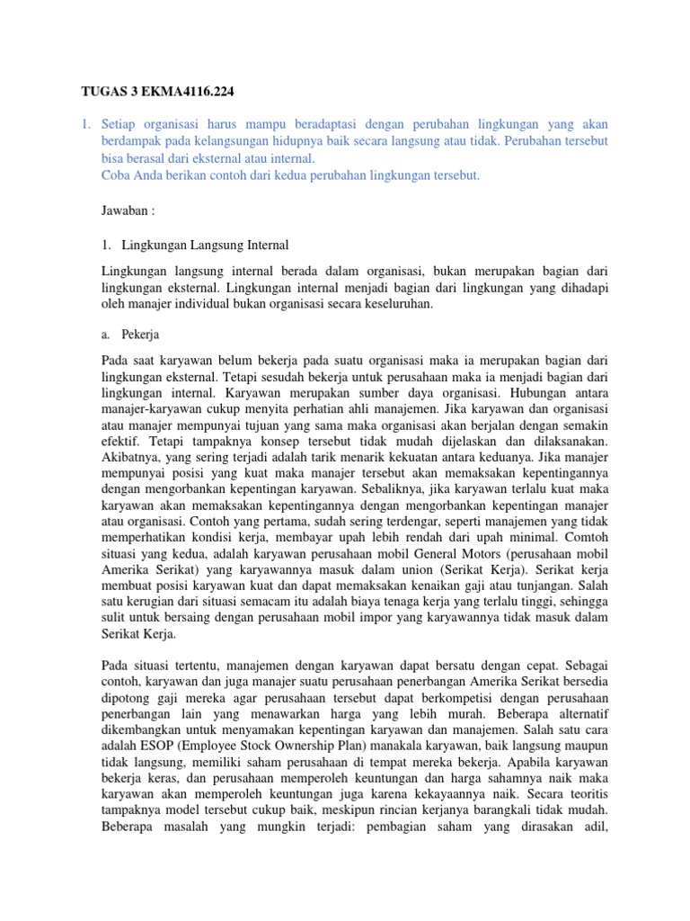 Tugas 3 EKMA4116.224 | PDF