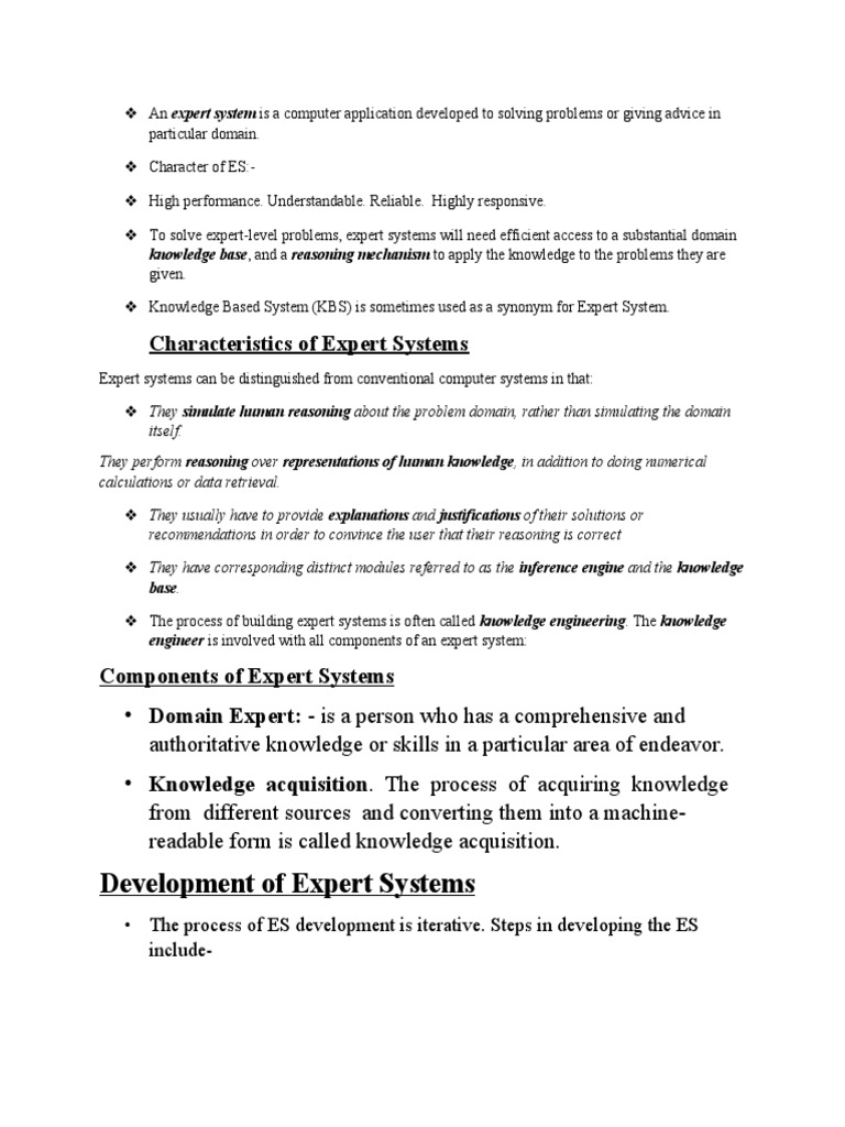 AI Chapter 4 | PDF | Expert | Prototype