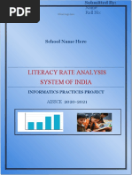 Literacy Rate Analysis Project File | PDF | Python (Programming Language) | Computer Programming