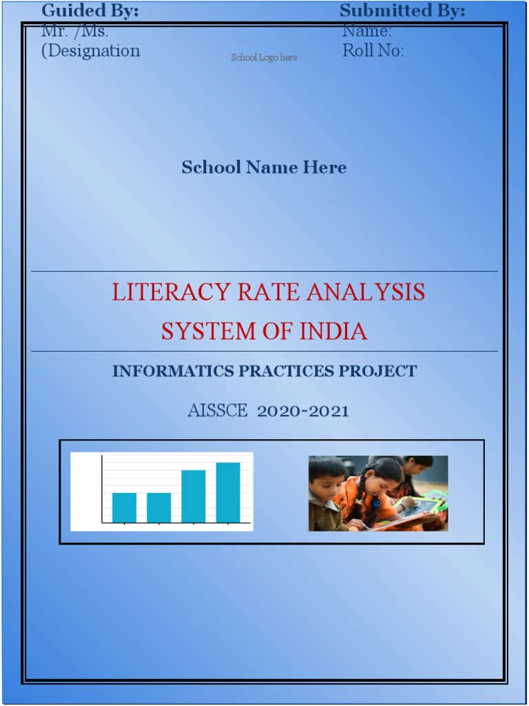 Literacy Rate Analysis Project File | Download Free PDF | Python (Programming Language ...