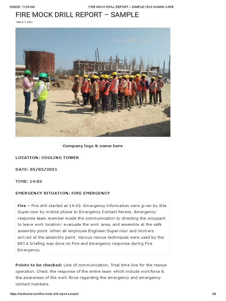 Fire Drill Insights for Safety Teams | PDF | Emergency | Firefighting