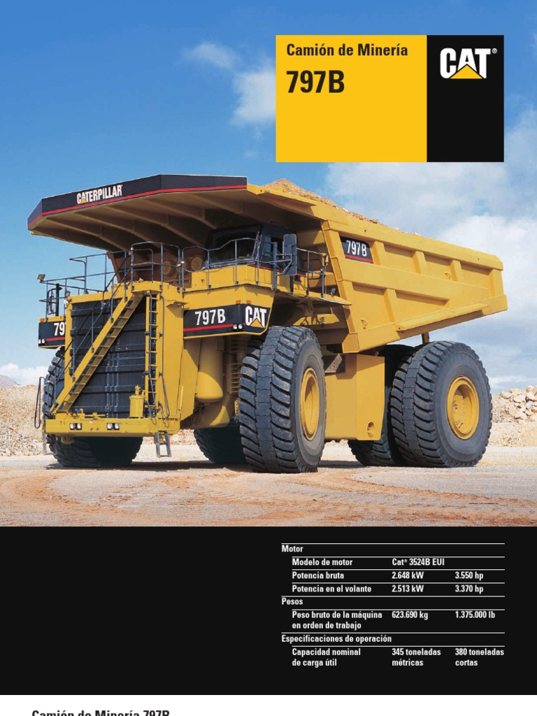 Caracteristicas Tecnicas-Cat797 | PDF