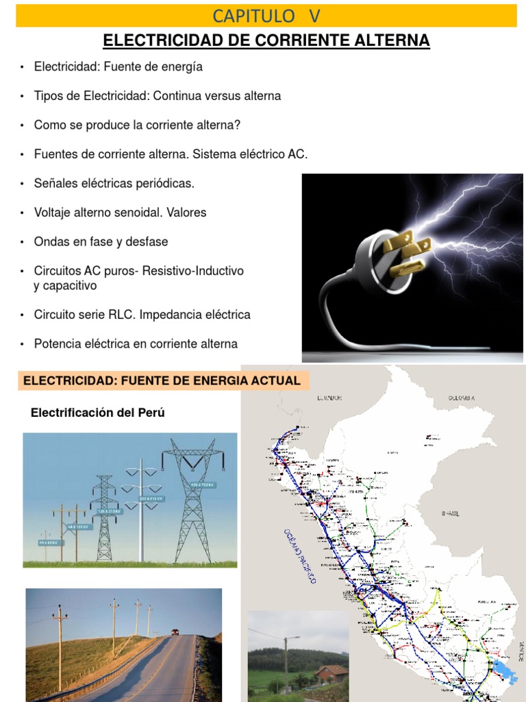 CLASES de CyME AC Mono y Trifasico | PDF | Corriente alterna | Energia ...