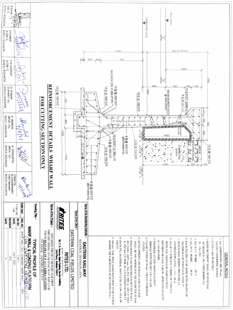 Warf Wall Cutting Section Pdf Architectural Elements Building Engineering