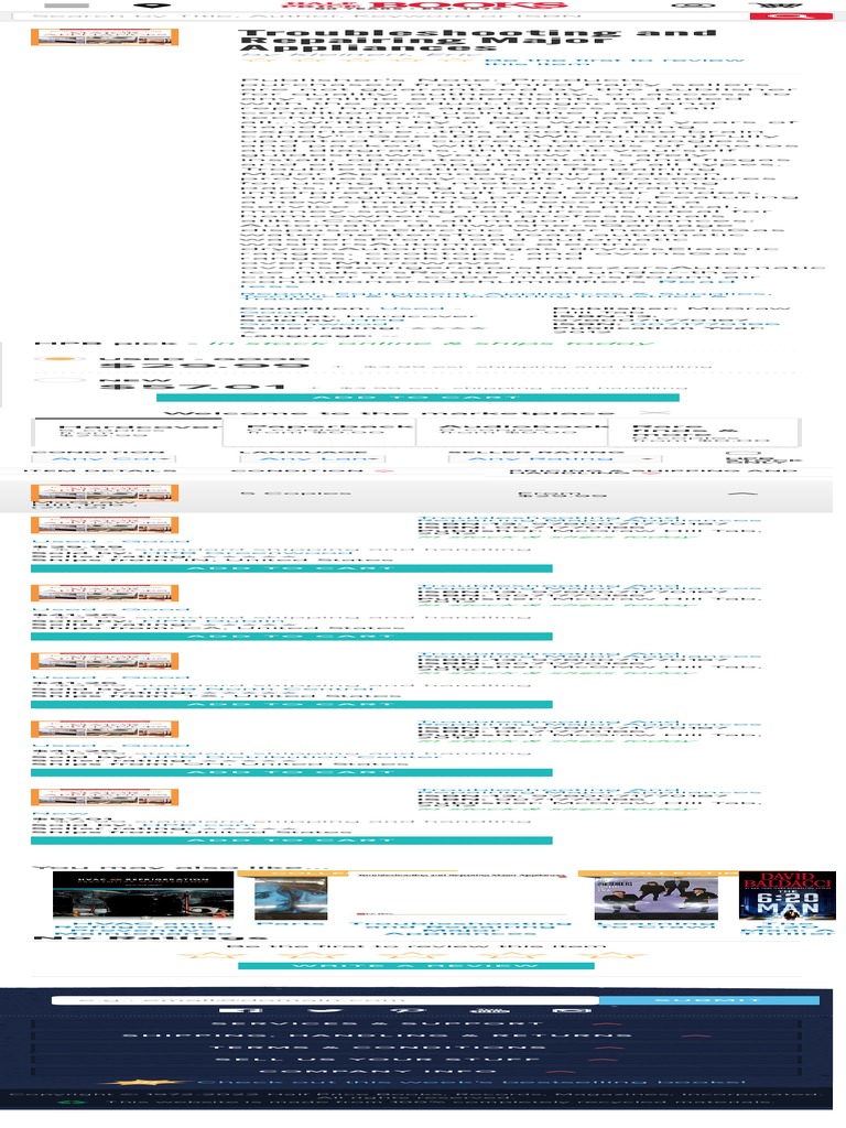 Troubleshooting and Repairing Major Appliances - Kleinert, Eric - 9780071770187 HPB | PDF