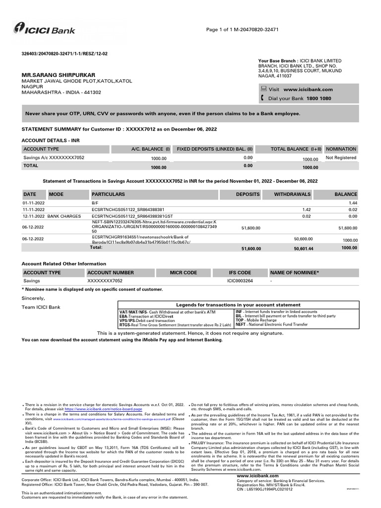 Statement 2022MTH11 012584087 | PDF | Banks | Economies