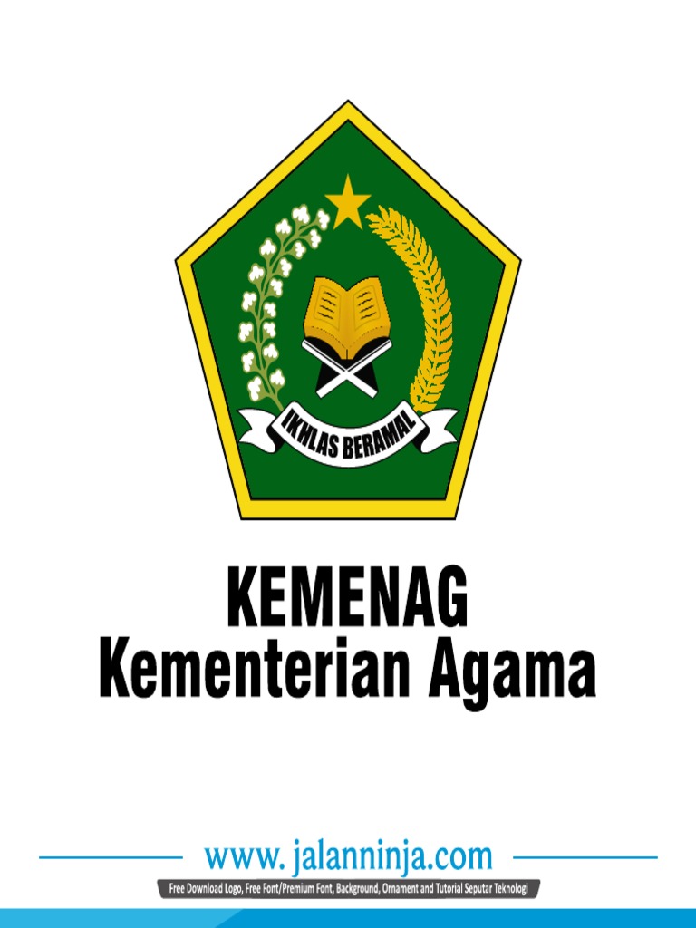 Logo KEMENAG - Kementerian Agama Vector Lengkap Format AI, CDR, PDF ...