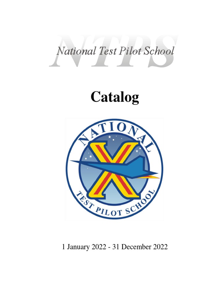 NTPS 2022 Catalog Overview | PDF | Sexual Harassment | Flight Test