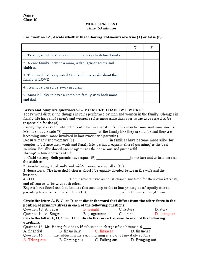 De Tieng Anh GKI | PDF | Pain | Heart Rate