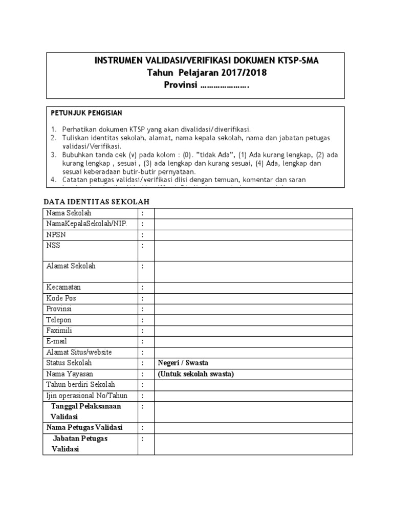 Contoh Lembar Validasi Buku 1, 2, 3, RPP HOTS | PDF