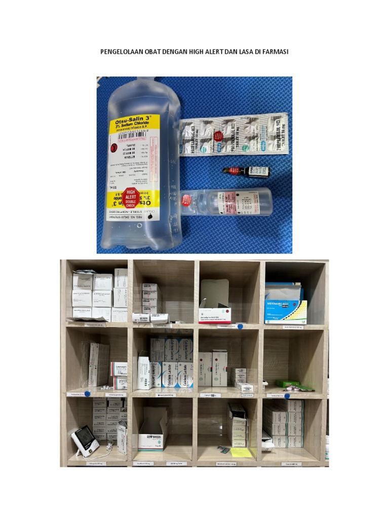 Manajemen Obat Berisiko Tinggi dan Sensitif di Apotek: Langkah-langkah ...