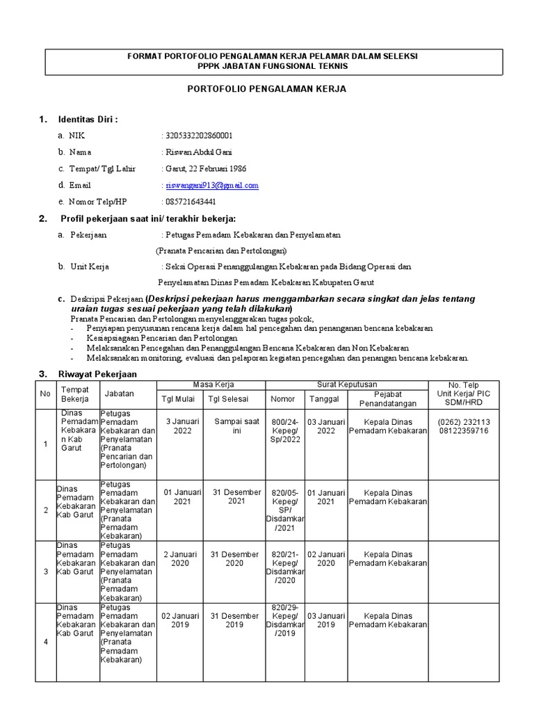 Portofolio Abdul Gani | PDF