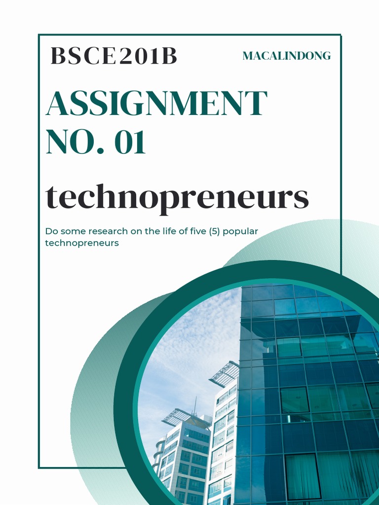 Macalindong Ass1 Techno | PDF | Microsoft | Elon Musk