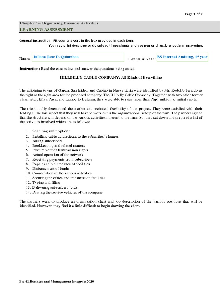 Bmi 5 | PDF | Subscription Business Model | Business