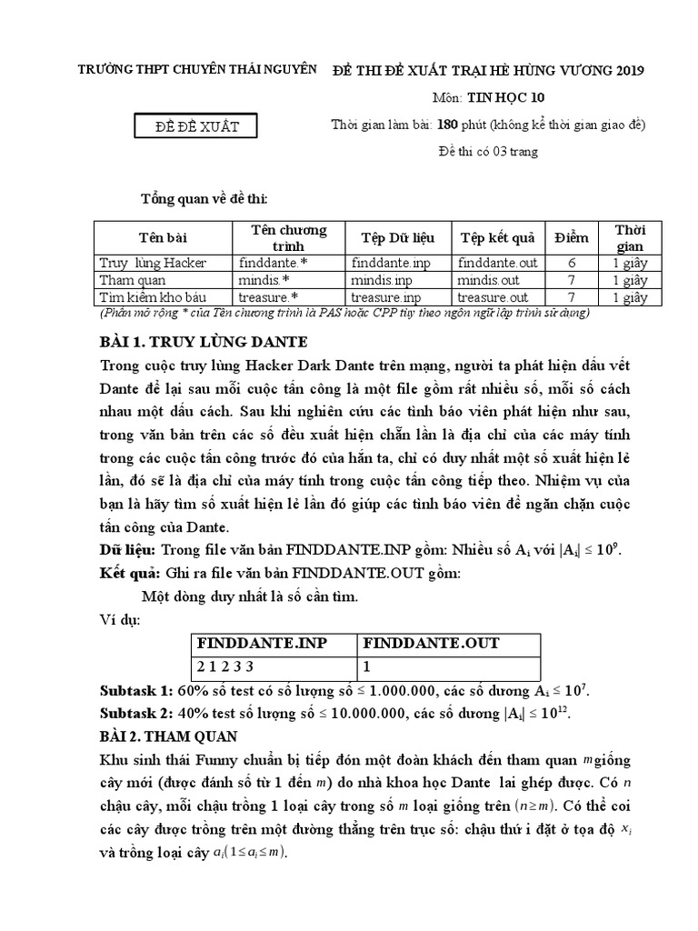 Tin10 - de Hung Vuong de Xuat | PDF