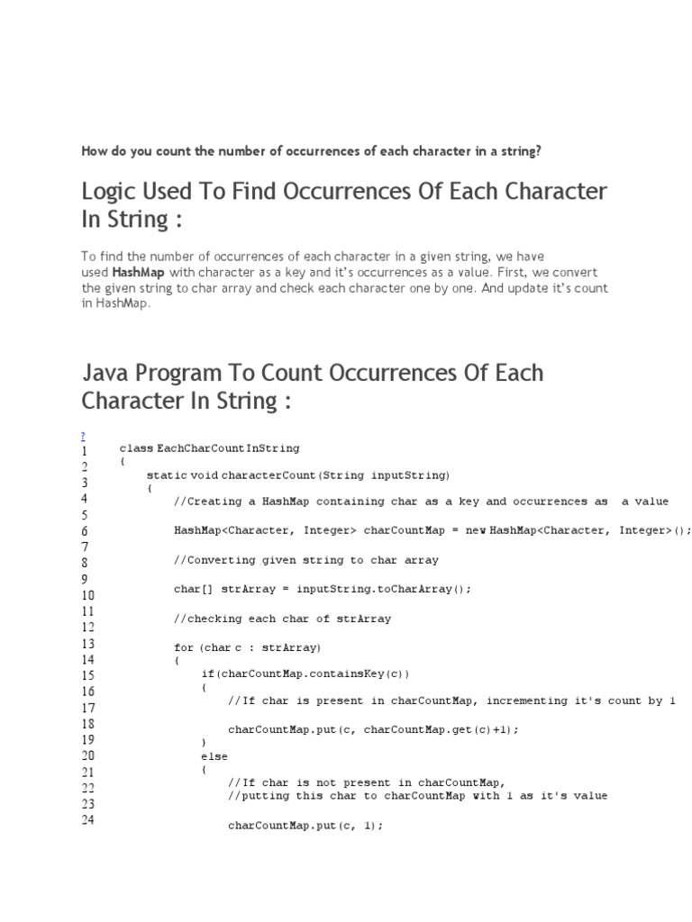 String Practical FAQ | PDF | String (Computer Science) | Java (Programming Language)