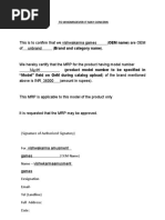 Sample Letter For Courier Sending | PDF