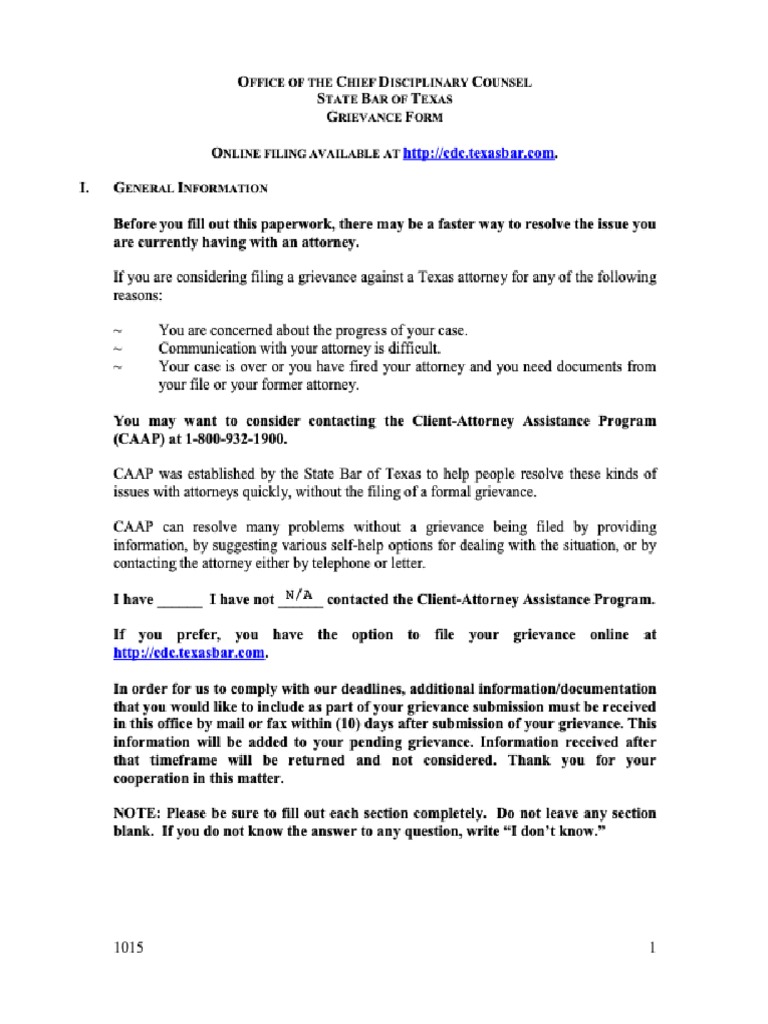 REDACTED Bar Grievance Garcia and Varner Going Along With Evans | PDF ...