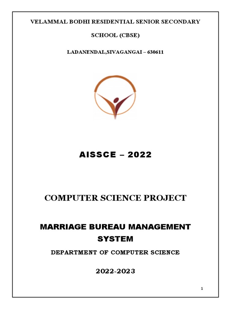 Sample Report at Marriage Bureau Document New | PDF | Software Testing ...