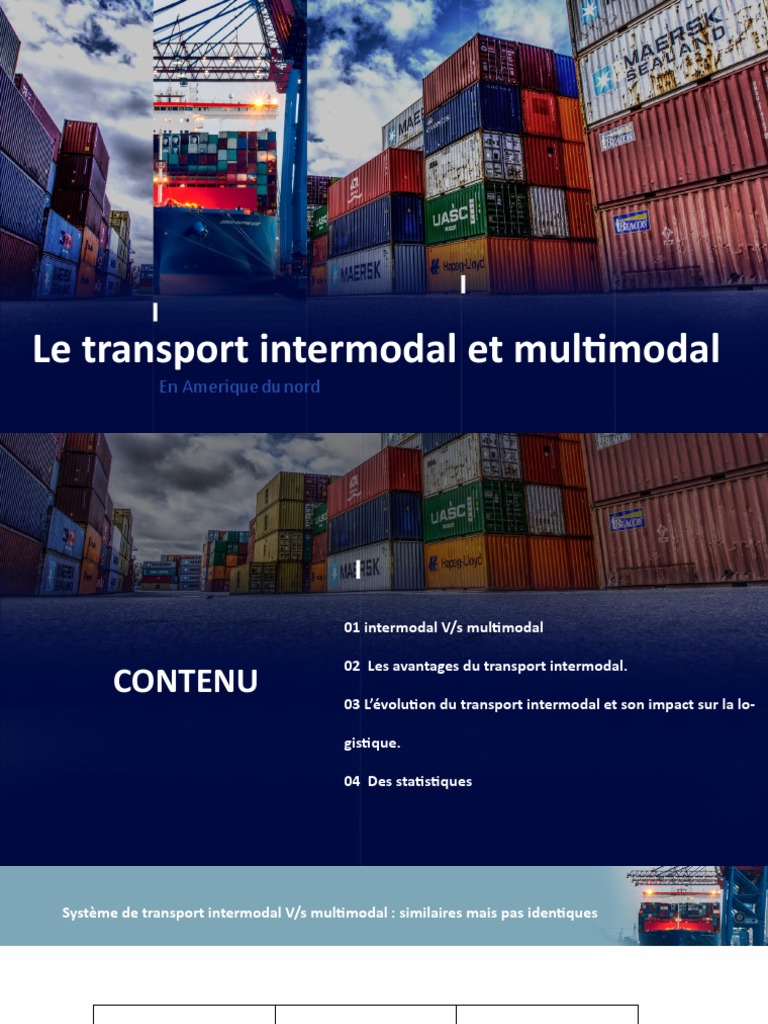 Le Transport Intermodal Et Multimodal | PDF | Transport | Transport intermodal