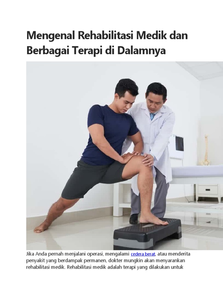 Panduan Lengkap Rehabilitasi Medik | PDF
