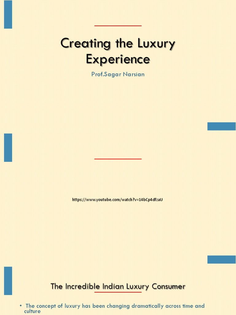 UNIT 2 - Creating Luxury Experience - Products | PDF | Brand | Luxury Goods