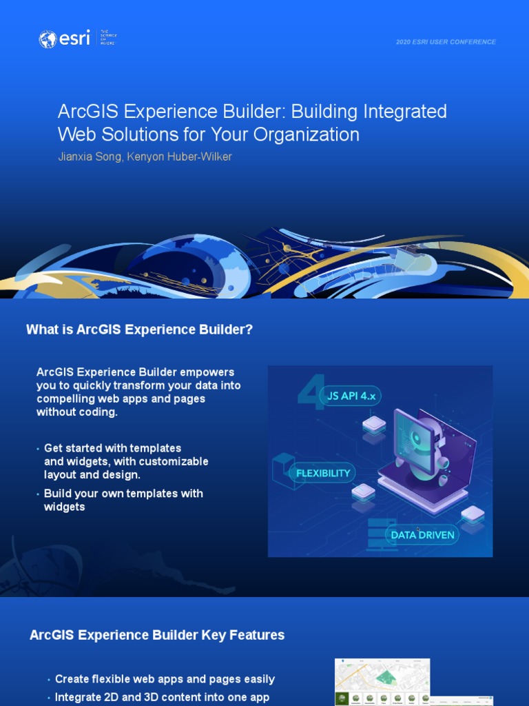 Arcgis Experience Builder Building Integrated Web Solutions For Your Organization | PDF | Arc ...