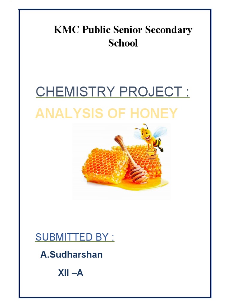 Analysis of the Mineral and Carbohydrate Composition of Honey: A Chemistry Project Report | PDF ...