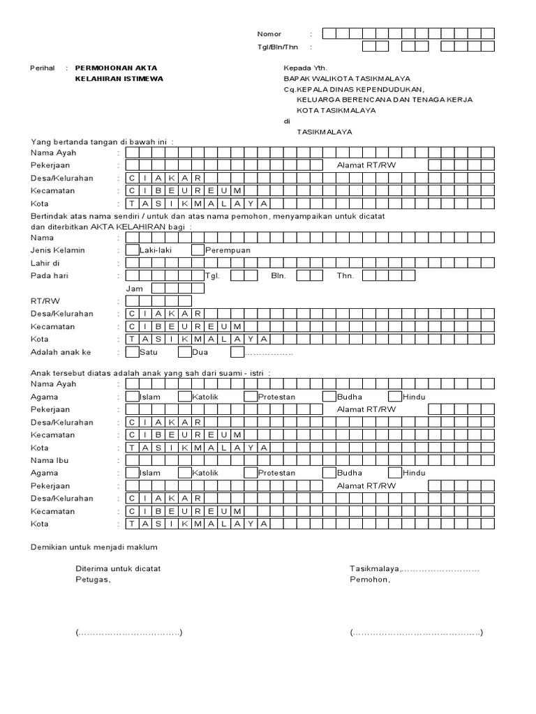 Data Umum PKK 2021 | PDF