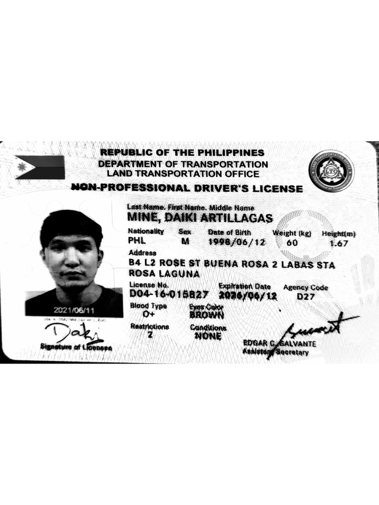 Driver's License | PDF
