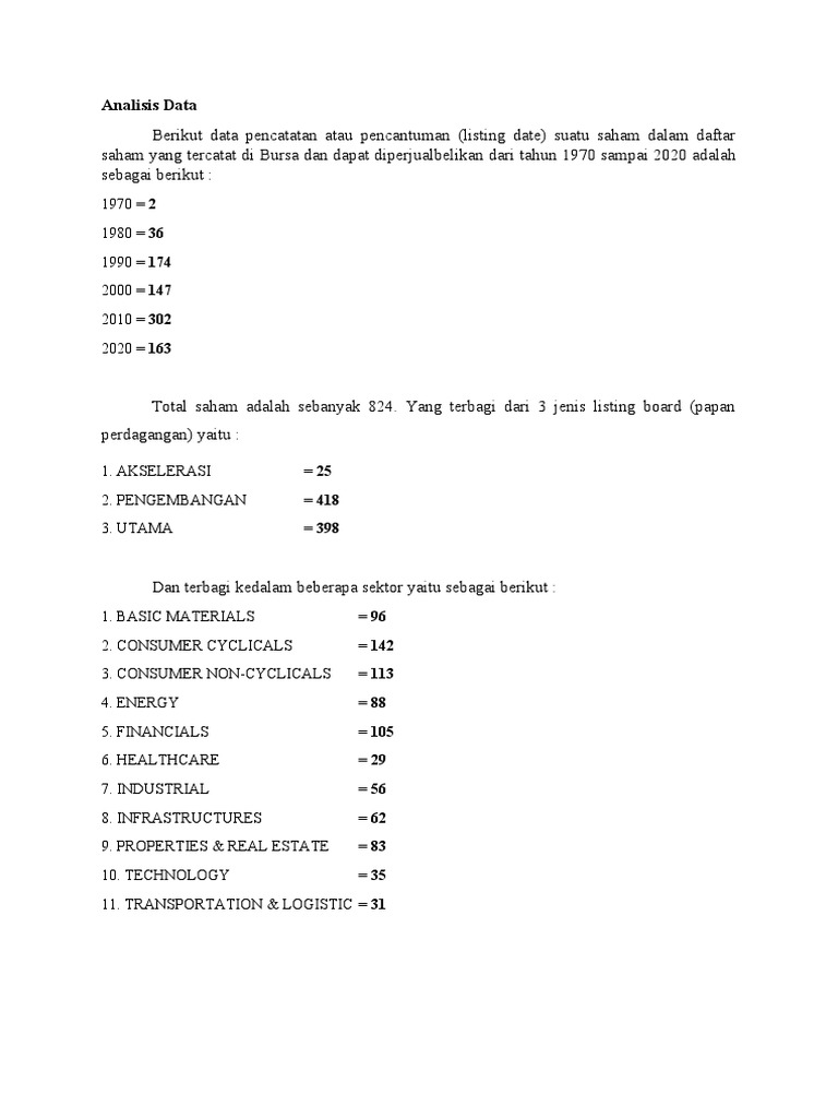 Analisis Data-1 | PDF
