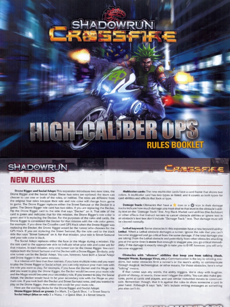 High Caliber Ops Rules Booklet | PDF