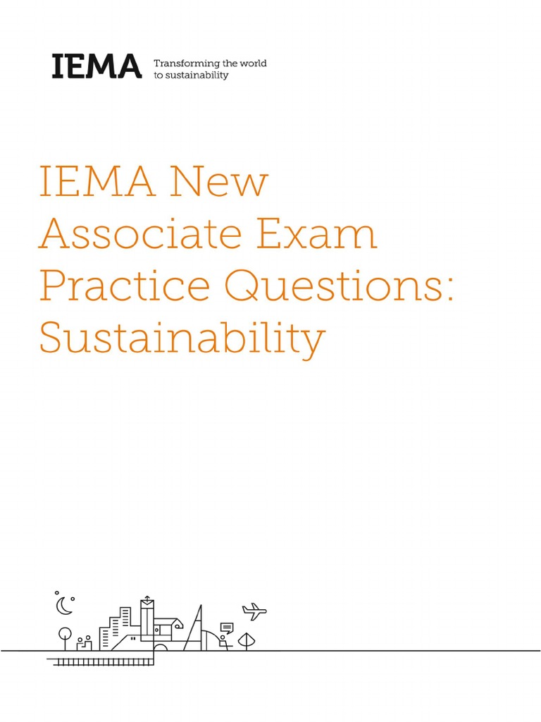 IEMA Associate Exam Practice Questions | PDF | Sustainability | Risk