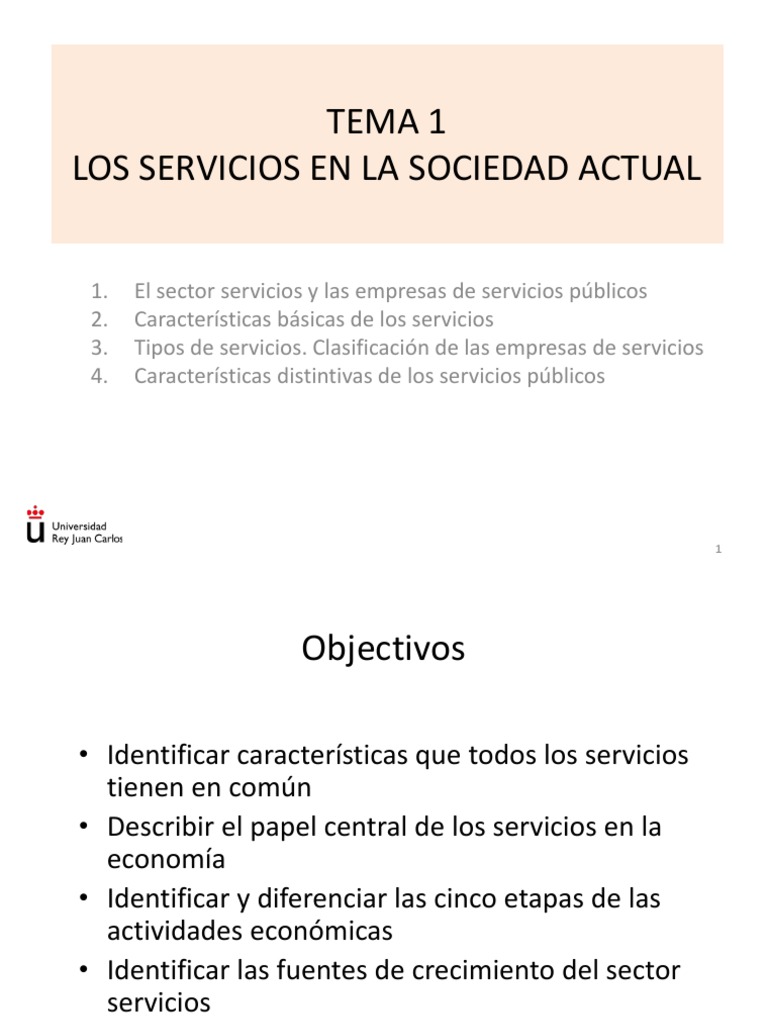 Los Servicios en La Sociedad Actual | PDF | Marketing | Business