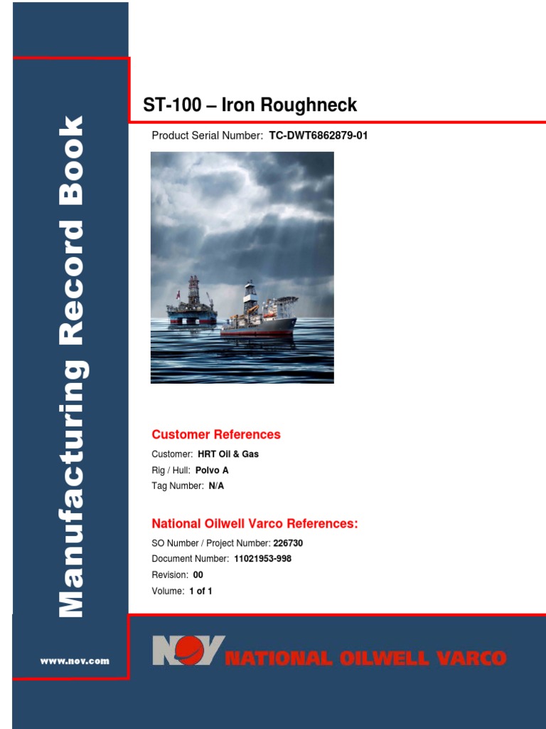 Iron Roughneck ST-100 | PDF | Specification (Technical Standard ...
