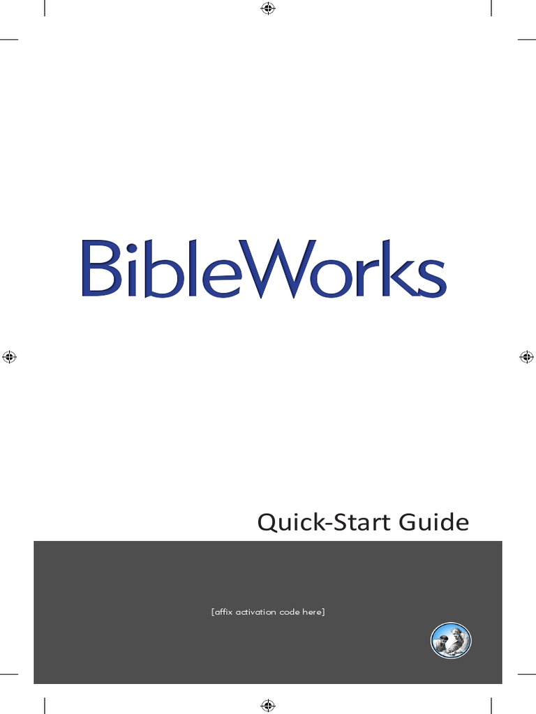 BibleWorks 10 Quick-Start Guide | PDF | Menu (Computing) | Command Line Interface