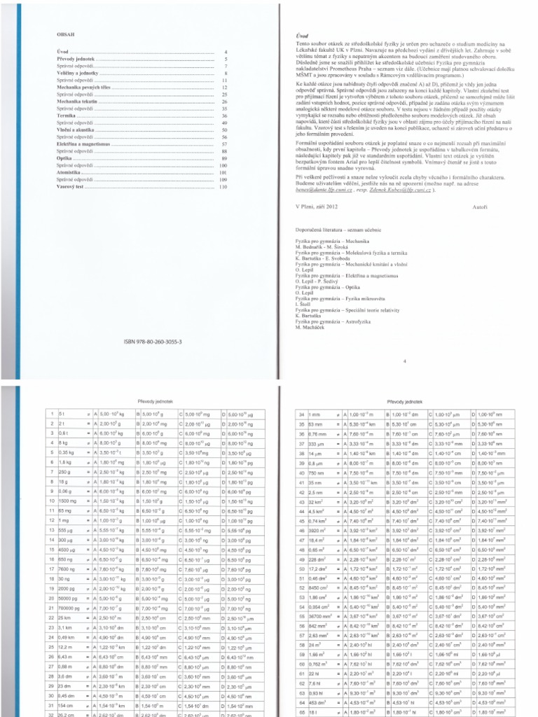 Fyzika LF Plzen | PDF Fyzika LF Plzen | PDF