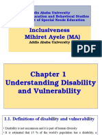 Chapter 1 Inclusiveness For Freshman Course | PDF | Disability | Speech