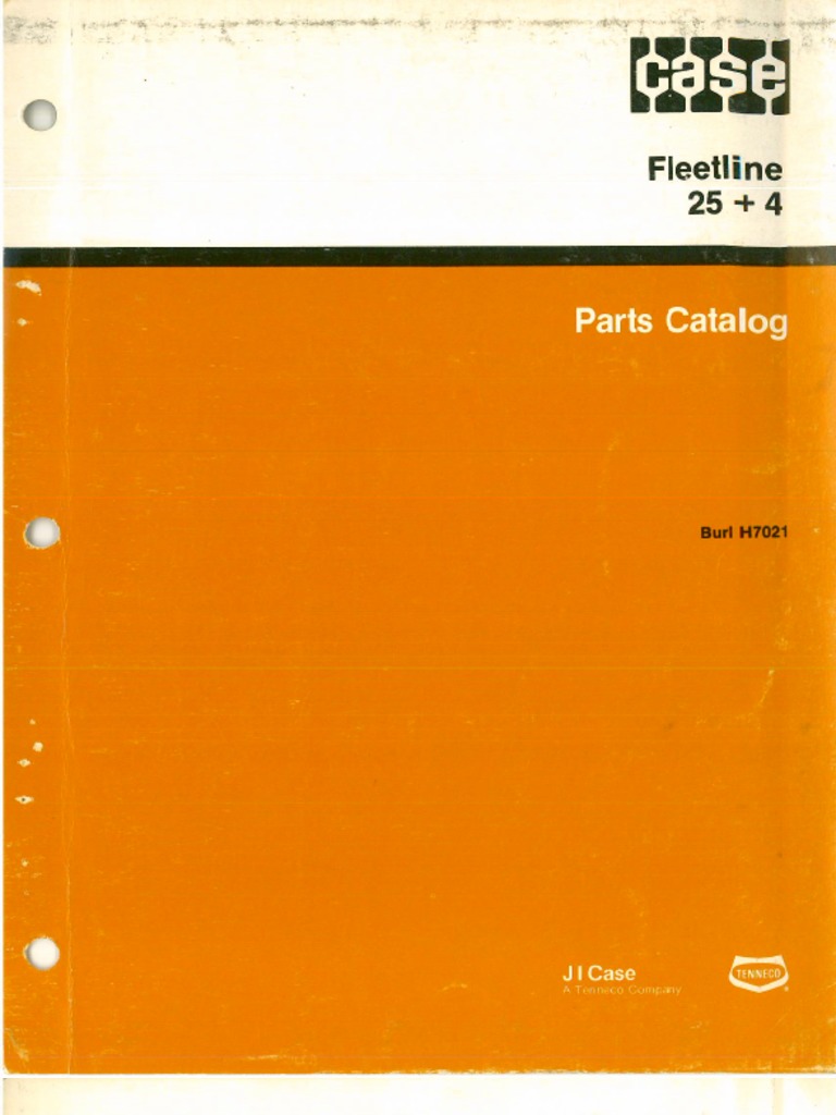 Case Fleetline 25+4 Parts (A4) | PDF