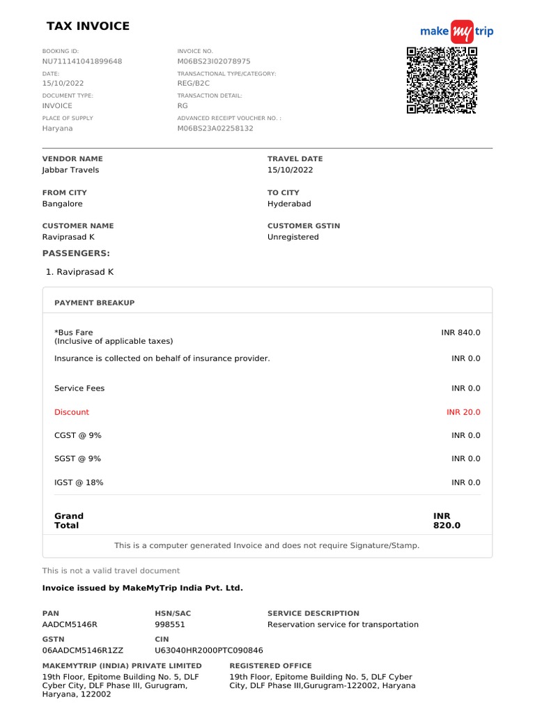 NU711141041899648 Invoice | PDF | Invoice | Service Industries