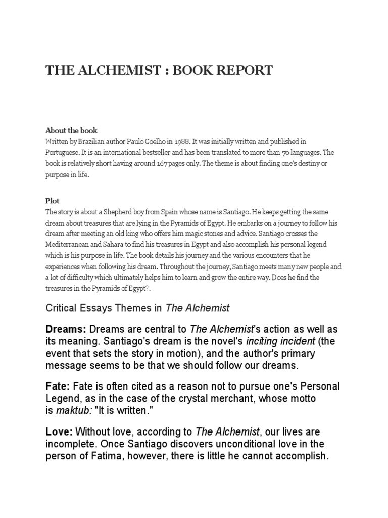 The Alchemist | PDF