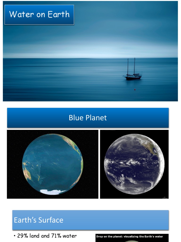 Earth's Water Distribution: 97% Oceans, 3% Fresh | PDF | Sea | Oceans
