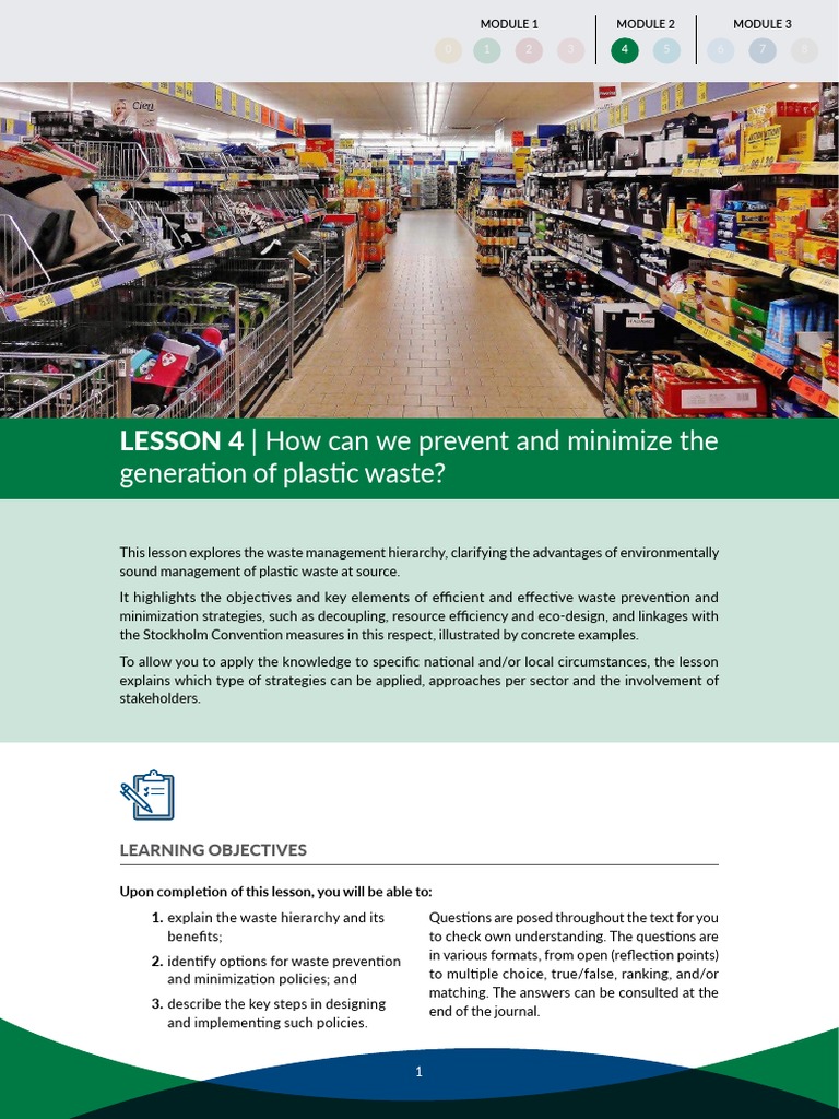 BC - Lesson 4 | PDF | Recycling | Waste Management