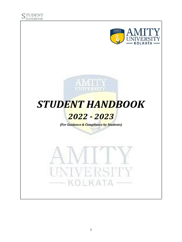 Student Handbook 2022-2023 | PDF | Course Credit | Curriculum