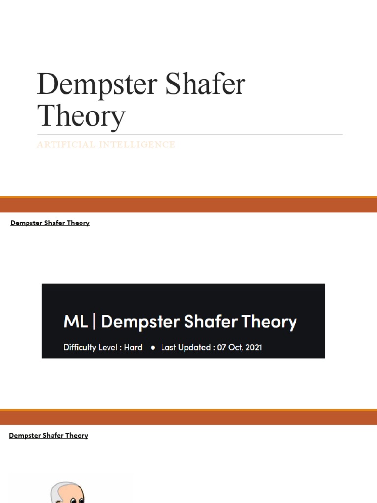 Dempster Shafer Theory | PDF | Truth | Cognition Dempster Shafer Theory | PDF | Truth | Cognition