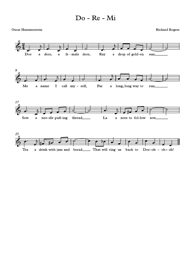 Do - Re - Mi | PDF