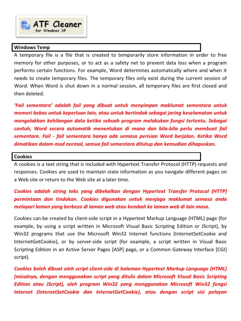 ATF Cleaner | PDF | Dynamic Web Page | Http Cookie
