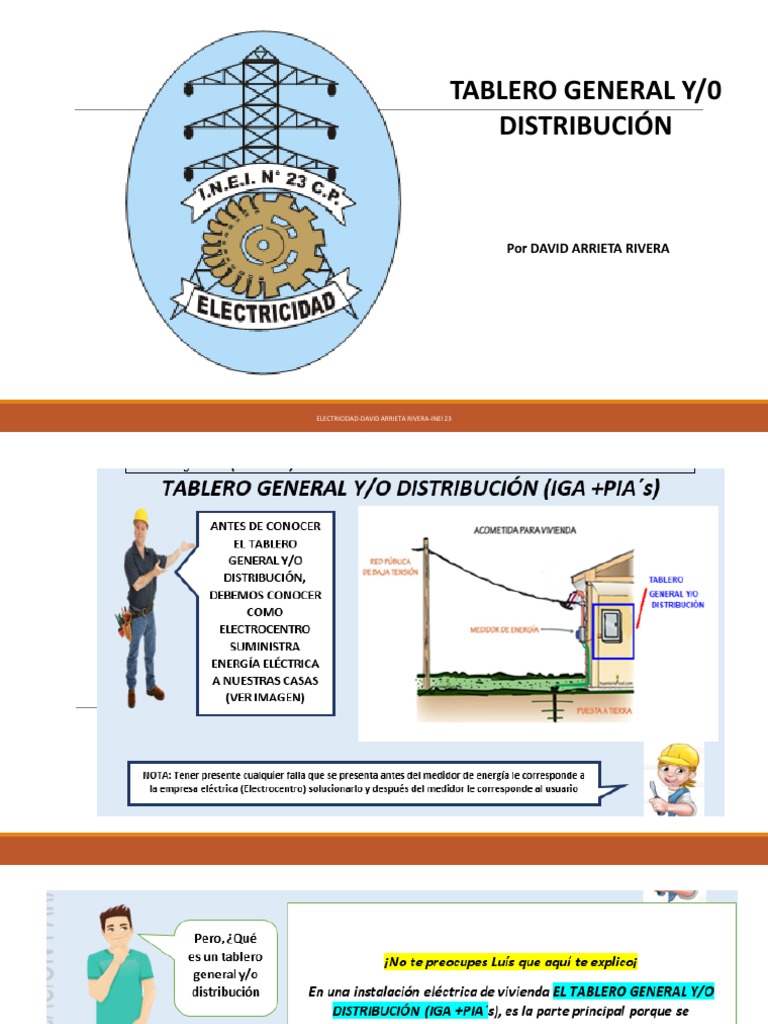 Presentacion Tablero General | PDF