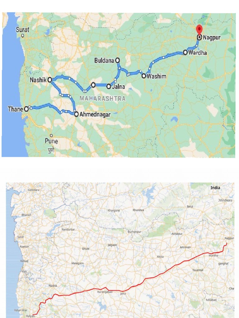 Samruddhi Mahamarg Route Map | PDF